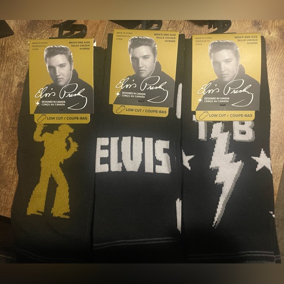 Perris Socks | Underwear & Socks | Elvis Presley Socks 3 Pair | Poshmark
